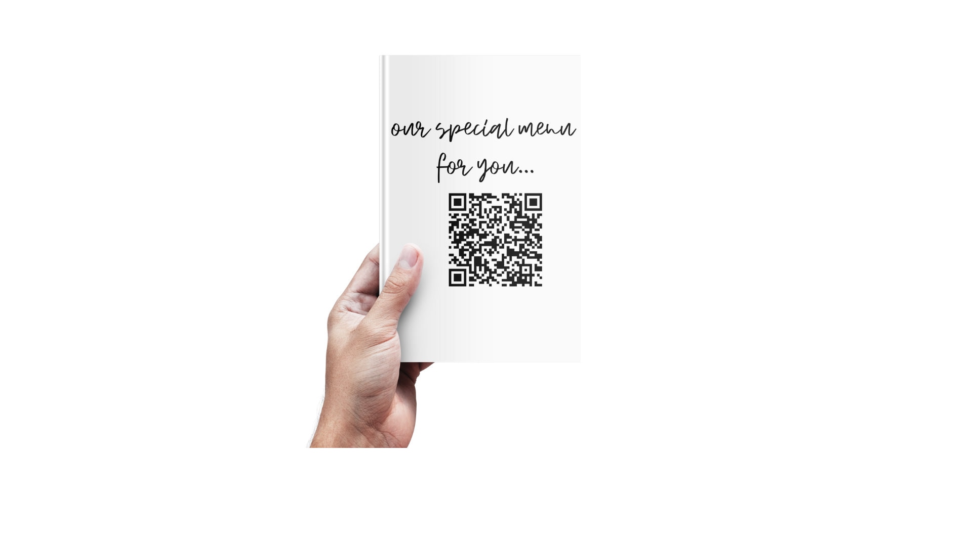 DIGITAL QR CODE Dowland Printable Menu Qr Code Gift for - Etsy
