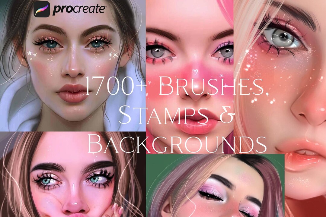 XXL. Custom Design for Procreate, Frames, Overlay and Effects, Over ...