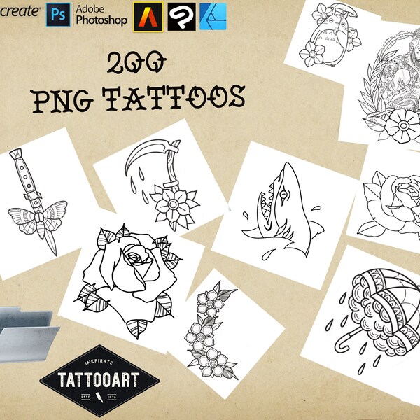 Tattoo Vector - Etsy