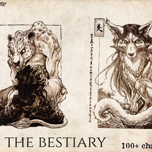 Procreate the Bestiary - Etsy