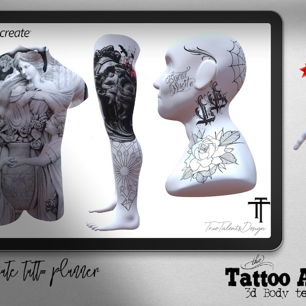 Procreate tattoo - Etsy.de