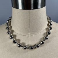 Large 8mm STAINLESS STEEL Ball Chain Necklace Choker or Bracelet ...