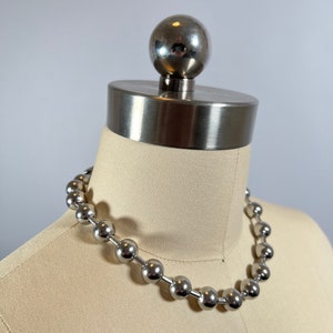 Giant 12mm Ball Chain Oversized Stainless Steel Necklace / Choker, 14 ...