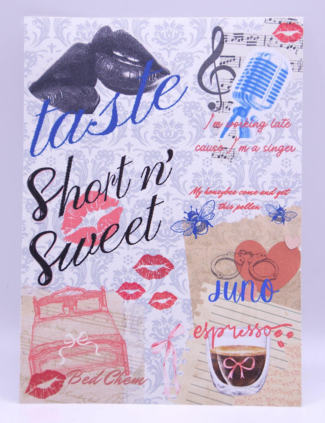 Sabrina Carpenter Short N' Sweet Sticker Sheet - Etsy