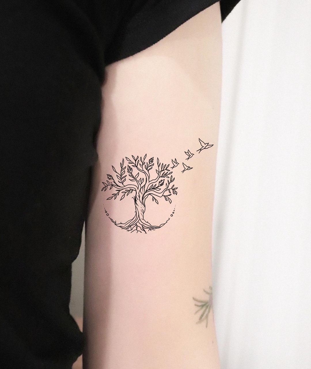 Tree of Life Temporary Tattoo, Life Tree Tattoo, Fake Tattoo, Removable ...
