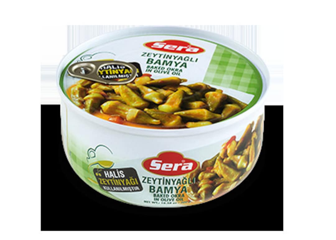 Okra in Tomato Sauce Ready Meal Sera Foods I 314g Cans X 2 X 6 Tins ...