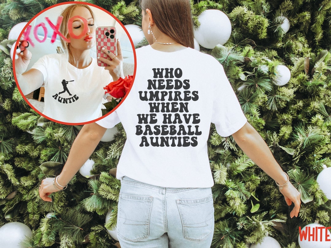 Baseball Aunt Shirt, Funny Baseball T-shirt, Umpire Shirt, Aunt ...