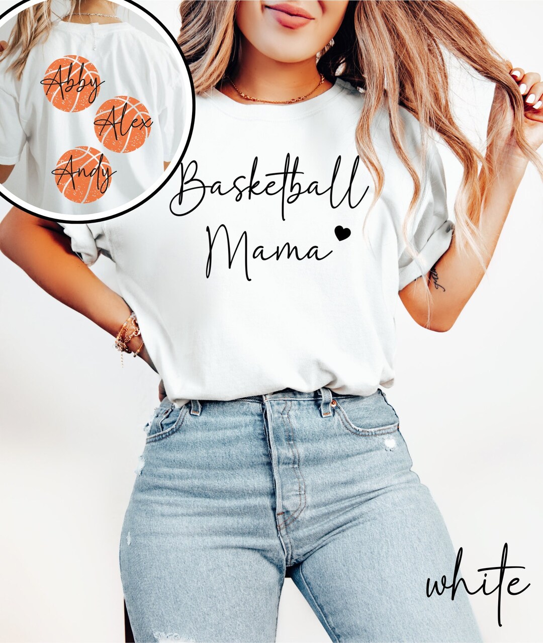 Custom Basketball Mom Shirt Comfort Colors, Basketball Mama Shirt ...