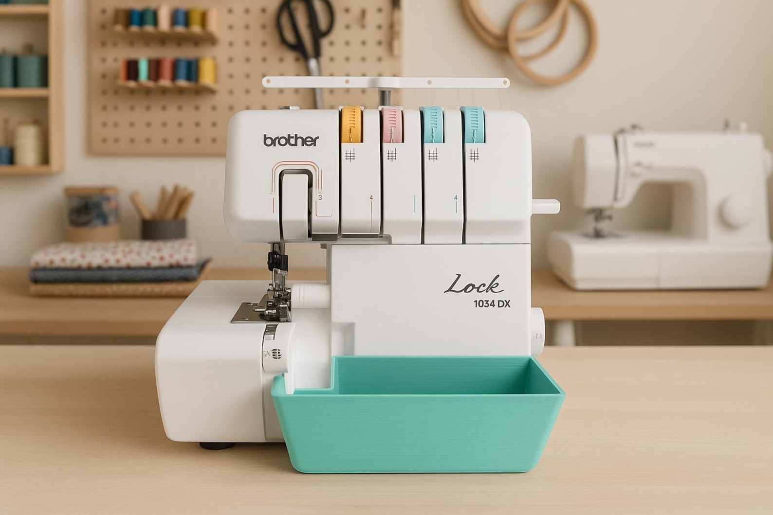 Thread Catcher / Collecting Container for Brother Serger 1034DX ...