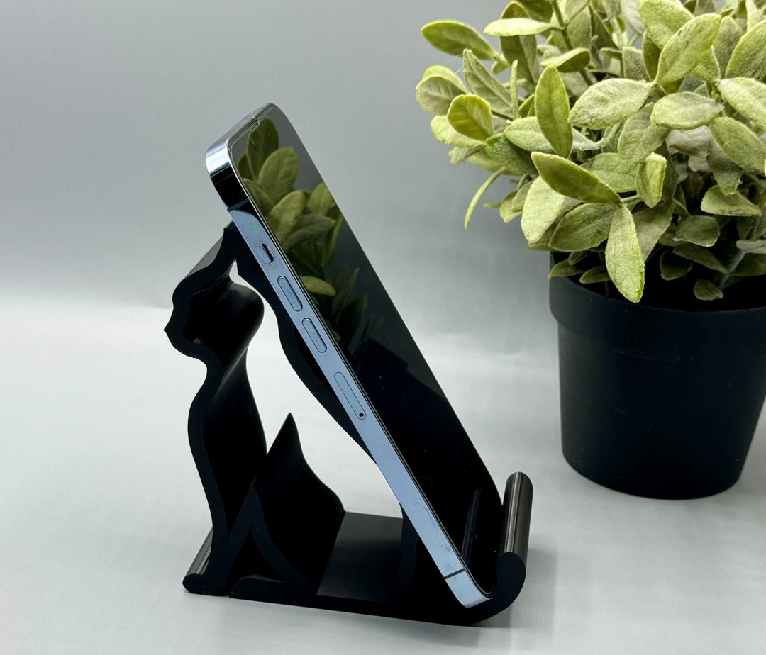 Cute Cat Cell Phone Holder, Cat Phone Stand, Ipad, Iphone, Android ...