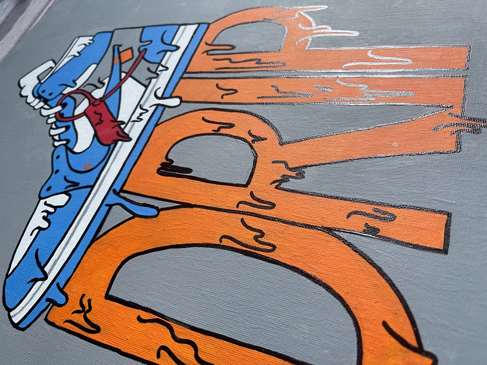 Drip off White Paint 1 - Etsy