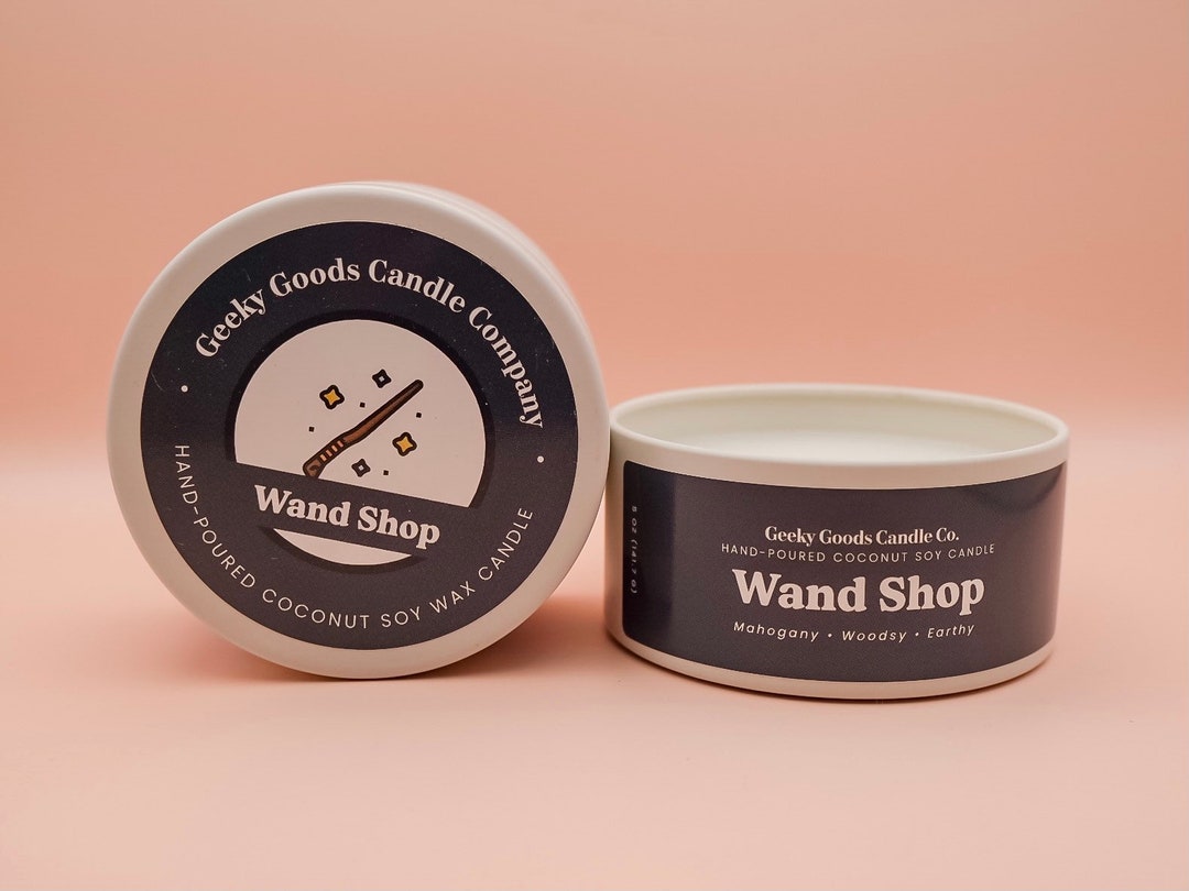 Wand Shop Candle, Wizard Candle, Witch Candle, Nerd Candle, Woodsy - Etsy