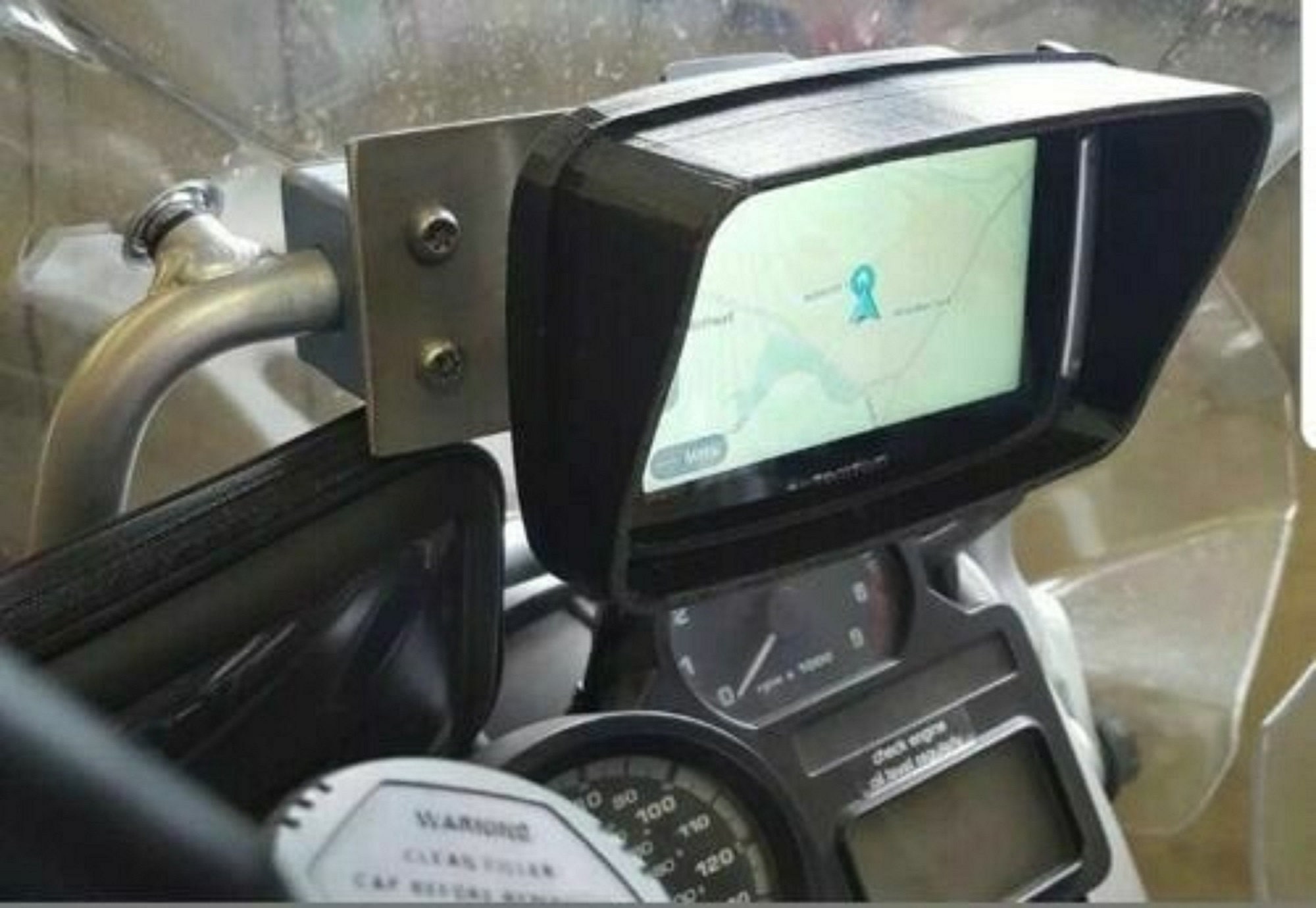 Anti Glare GPS Sun Viisor for TOM TOM Rider 400,410,420, 550 Screen ...