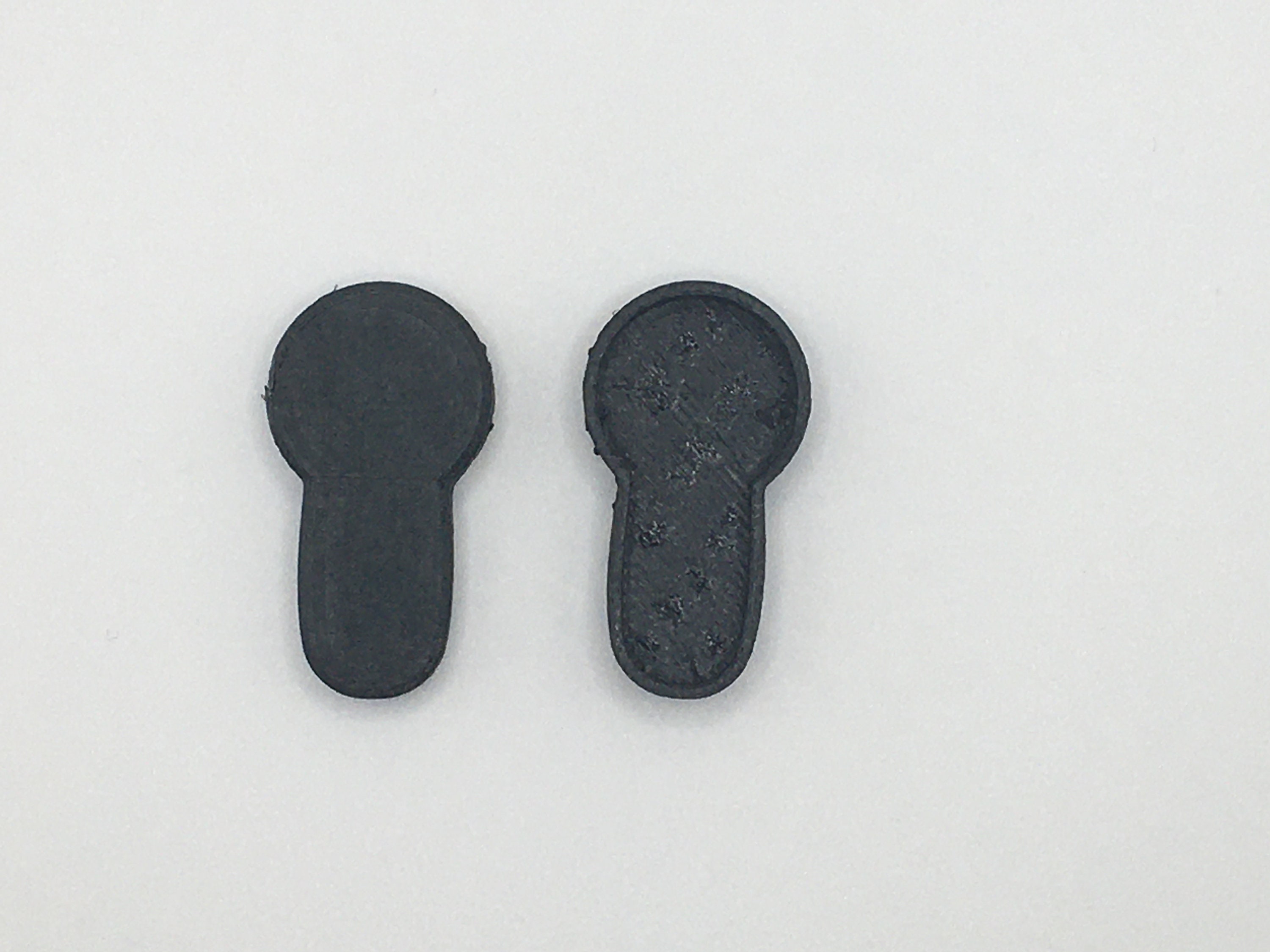 2 Number Keyhole Lock Covers Draft Excluder Push Fit Cap Easy Install ...