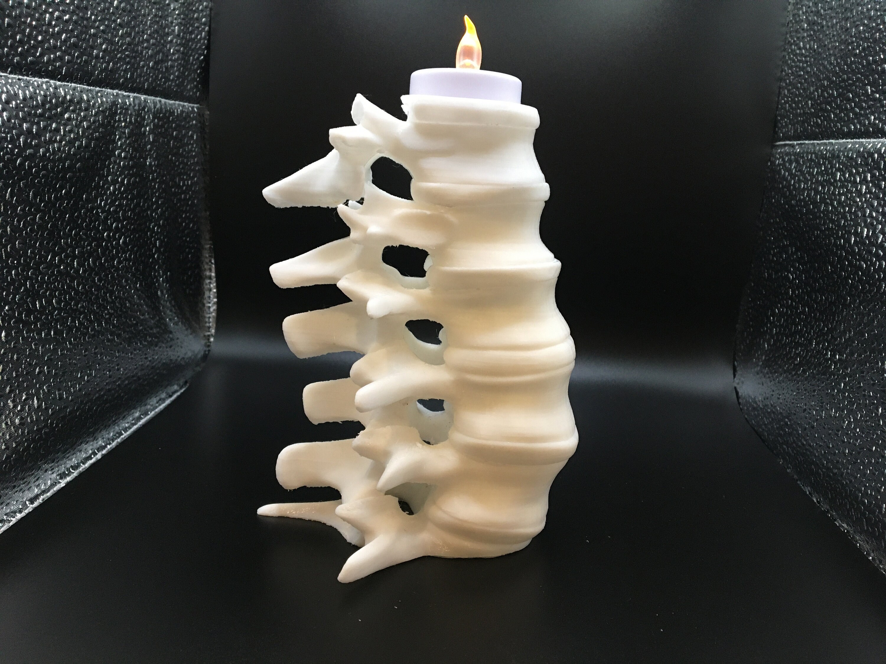 Spine Candle Holder 3D Printed Halloween goth Decor - Etsy UK