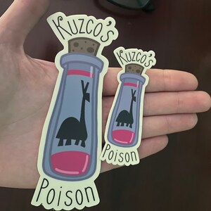 Kuzco's Poison Sticker | Etsy