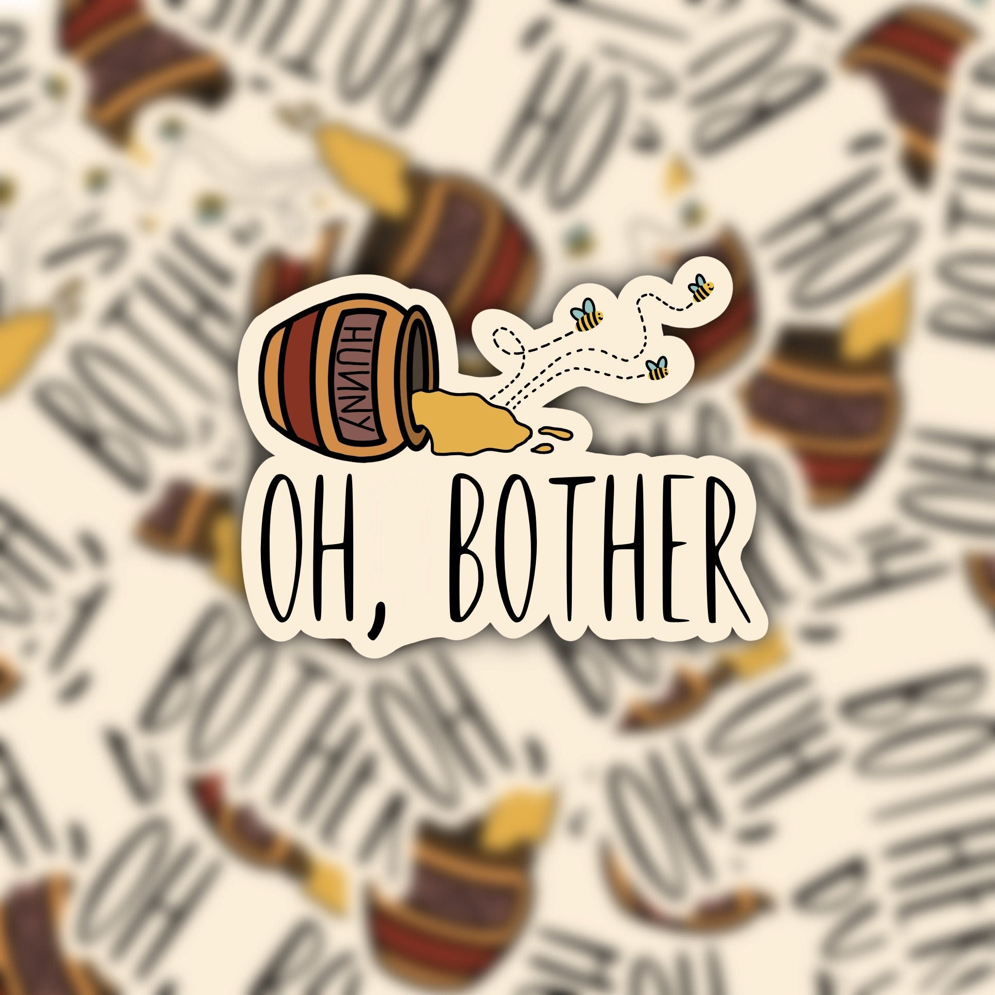 Oh Bother sticker | Etsy