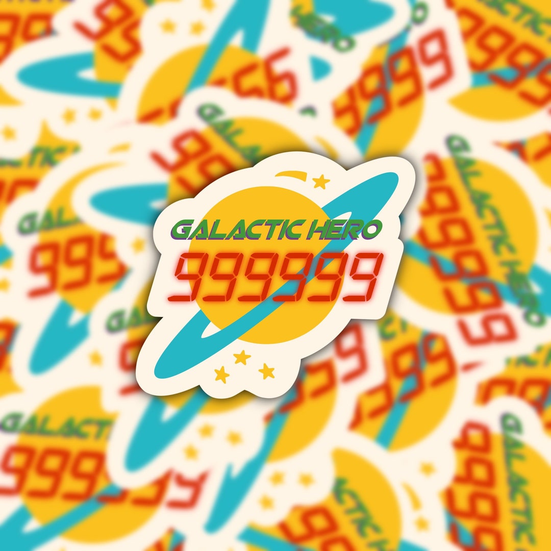 Galactic Hero Sticker - Etsy
