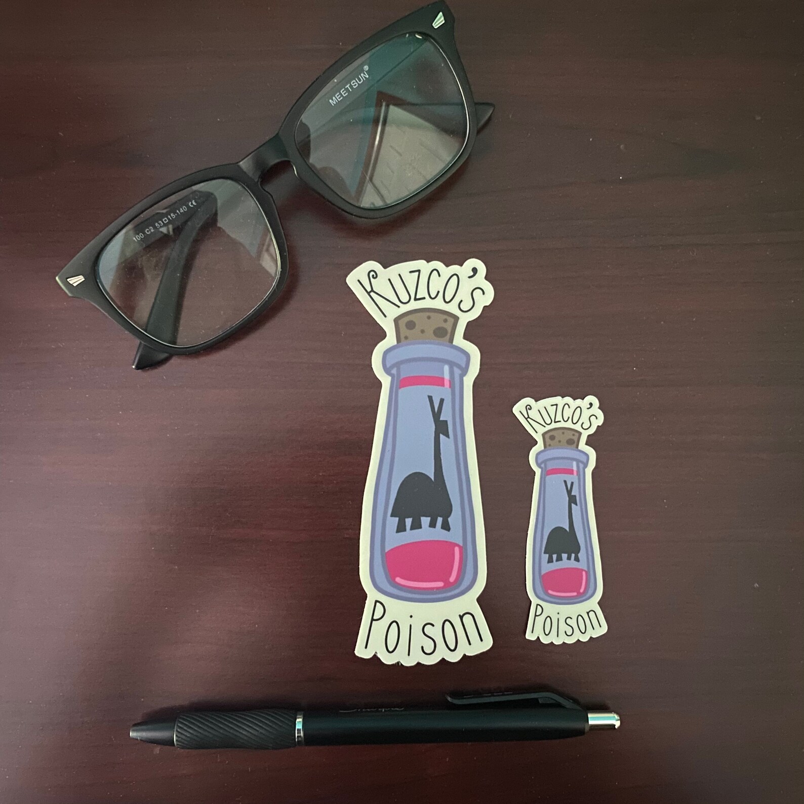 Kuzco's Poison Sticker | Etsy
