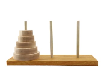 Tower of Hanoi Toy - Etsy
