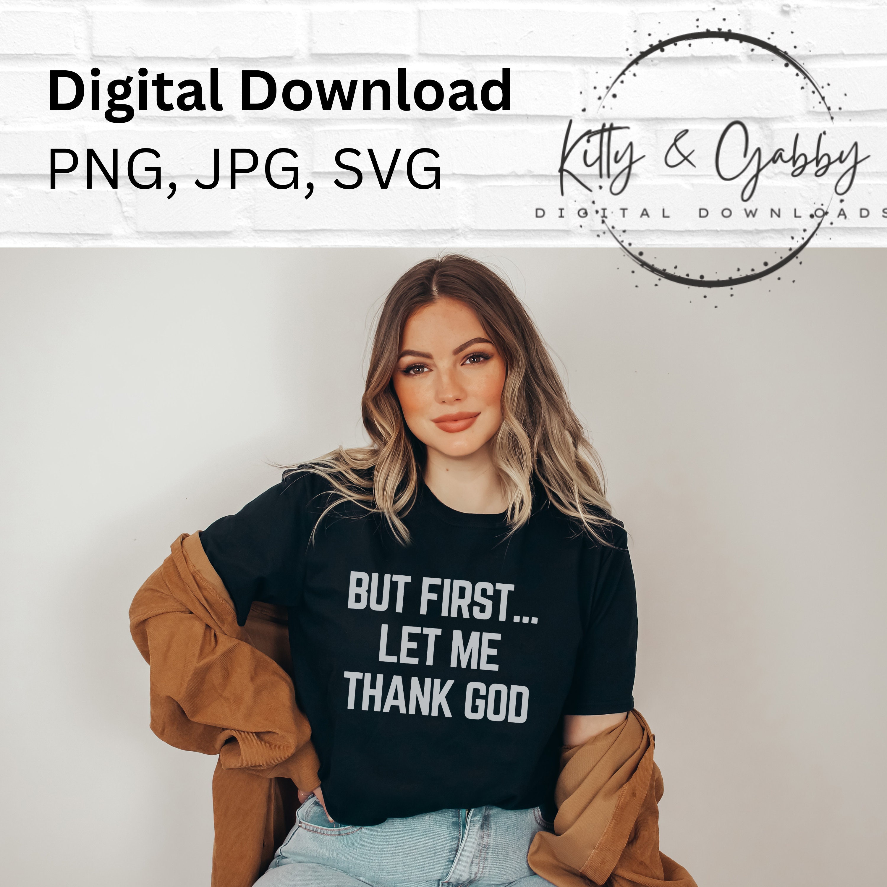 Thank God Shirt Design, Christian Shirt Design, Christian Svg, Womens ...