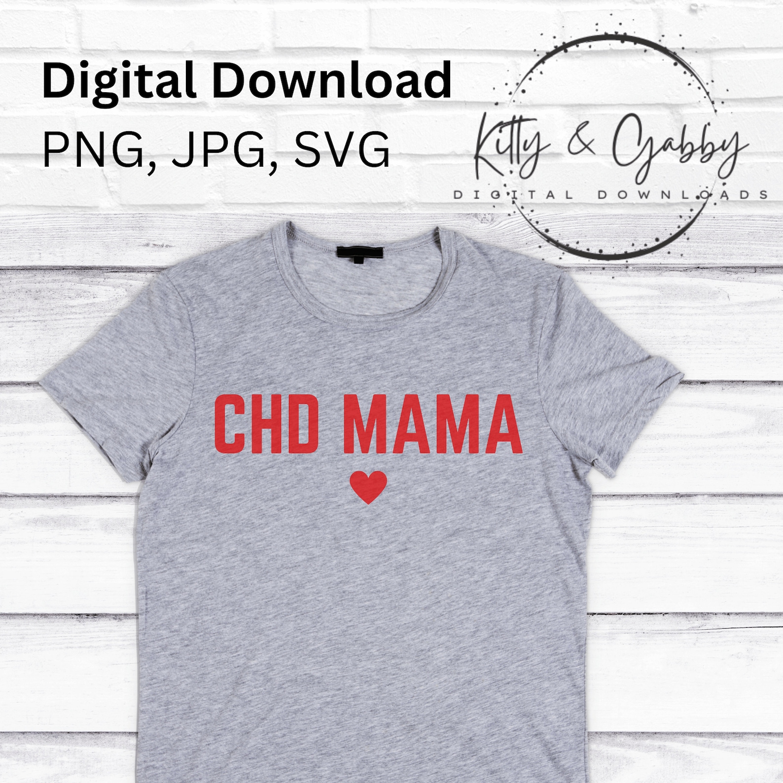 CHD Shirt Design Png, Svg, Jpg, CHD Mama, CHD Awareness, Chd Digital ...