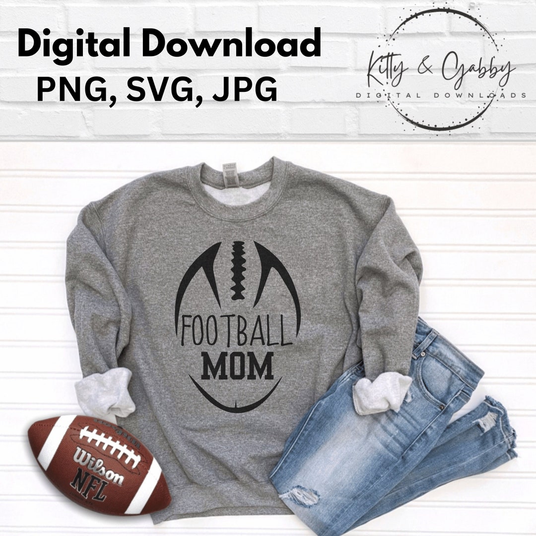Football Mom Design, Sports Mom Svg, Football Shirt Svg, Football Mom ...