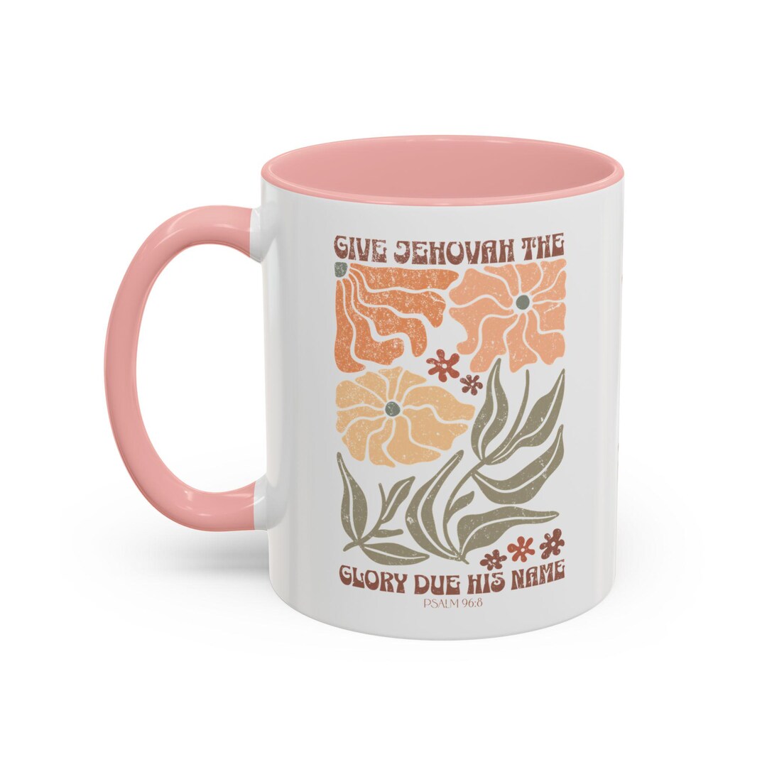 JW Gift, JW Year Text "give Jehovah the Glory Due His Name" Mug, Psalm ...