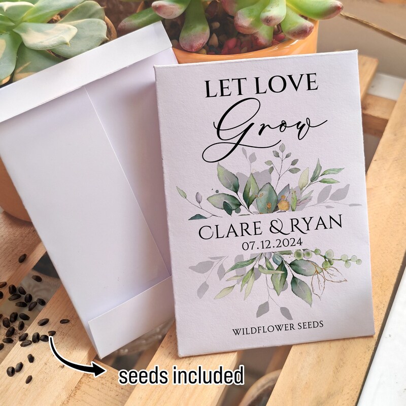Wedding Seed Packets - Etsy