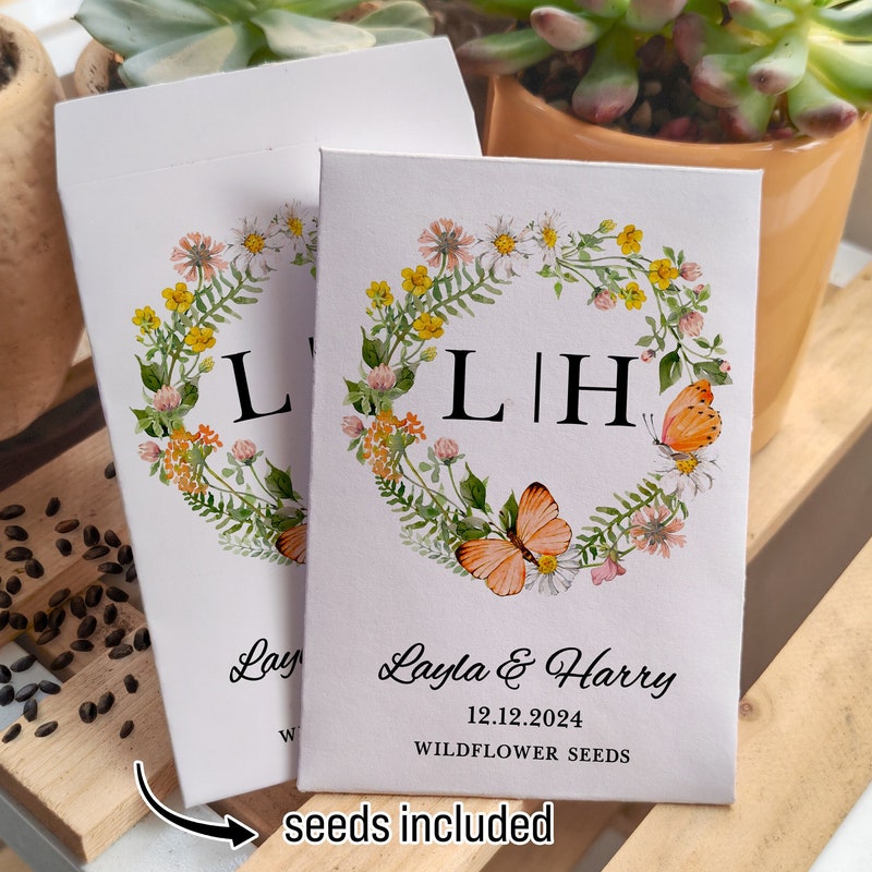 Wedding Seed Packets - Etsy