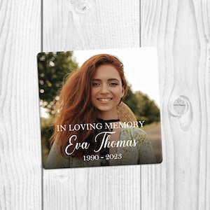 Memorial Magnets/funeral Service Favors With Photo/custom Magnet/photo ...