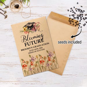 Graduation Seed Packets/graduation Party Favors for Guests/blooming ...