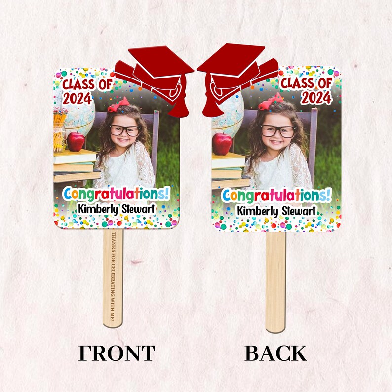 20 Kindergarten Graduation Fans/kinder Grad 2024 Fans/kids Grad Fans ...