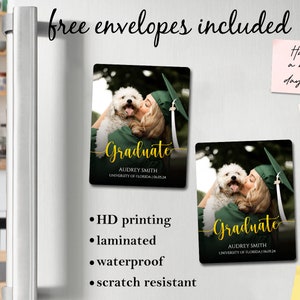 Graduation Magnets Photo/graduation Party Favors/graduation Magnet ...