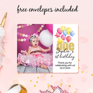 1st Birthday Magnets Favor/invitation Custom Magnets/custom First ...