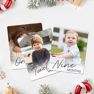 Personalized Baby Photo Magnet 1st Birthday Favors Personalized Magnet ...