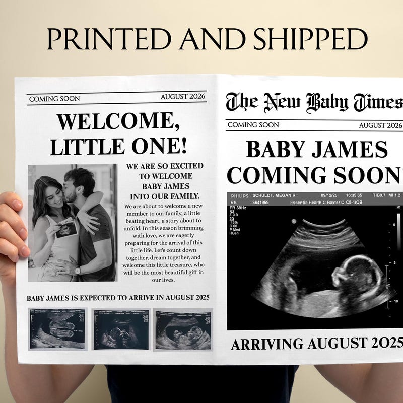 Baby Announcement - Etsy