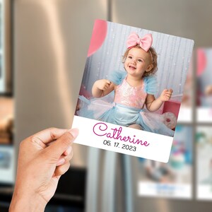 Personalized Birthday Magnets/custom Magnet Birthday Favors/first ...
