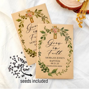 First Communion Favors/first Communion Gift Seed Packet/holy Communion ...