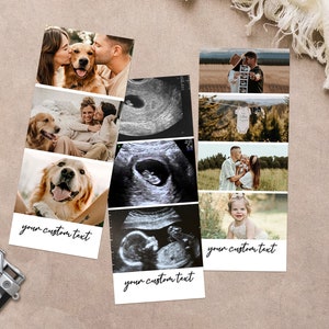 Custom Photo Booth Style Magnet/photo Booth Pictures Magnet/print Your ...