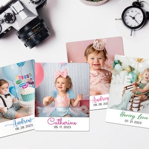 Personalized Birthday Magnets/custom Magnet Birthday Favors/first ...