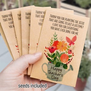 Custom Wildflower Seed Packets/gift for Teacher/appreciation Gift ...