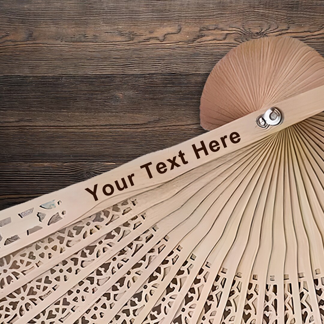 100 PCS Beach Wedding Favor Summer Fans Favor Hand Fan Personalized ...