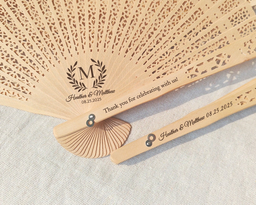 Personalized Wedding Fan Favors/wedding Folding Fans/wedding Ceremony ...