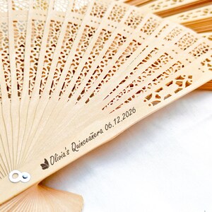 Mis Quince Anos Hand Fans/quinceañera Party Fan Favors/quinceañera ...