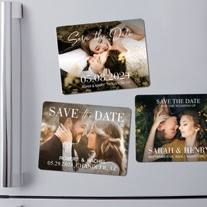 Personalized Fridge Magnet/photo Wedding Save the Date Magnet ...