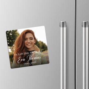Memorial Magnets/funeral Service Favors With Photo/custom Magnet/photo ...