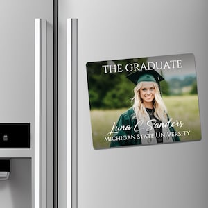 Graduation Photo Magnet Favors Personalized Fridge Magnets With ...