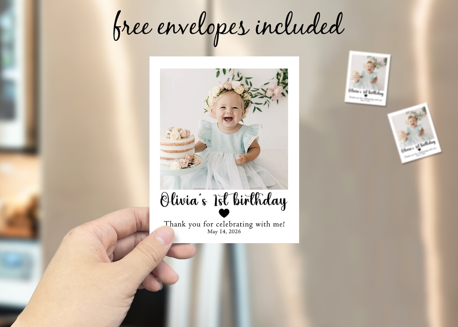 Birthday Magnets Favor Photo Magnet/custom Photo Magnet Favor ...