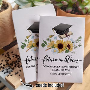 Graduation Blooming Future Seed Packets/graduation Party Favors for ...